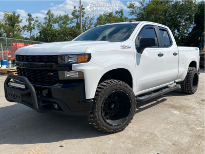 2019 Chevrolet Silverado 1500 with 20x12 -51 Vision Rocker and 33/12 ...