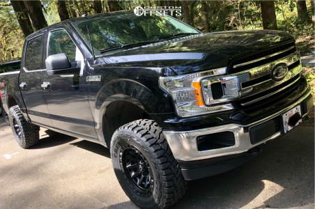 2018 Ford F-150 with 18x9 1 Fuel Covert and 33/12.5R18 Toyo Tires Open ...
