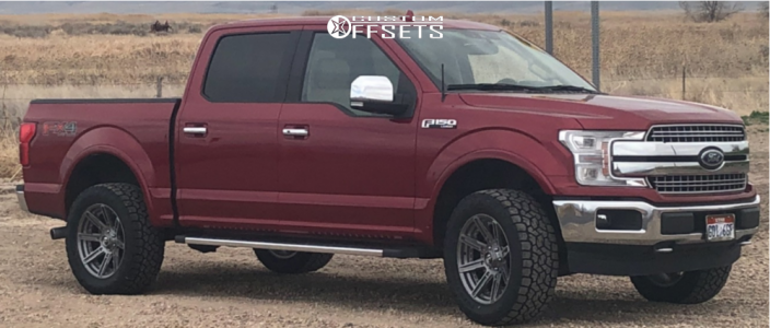 2018 Ford F-150 Wheel Offset Slightly Aggressive Leveling Kit | 1623089 ...