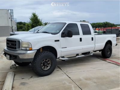 2001 Ford F-350 Super Duty with 18x9 0 American Racing Ar201 and 35/12 ...