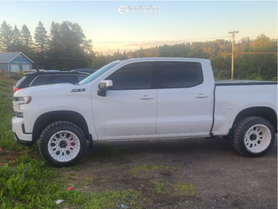 2019 Chevrolet Silverado 1500 with 20x12 -51 Vision Rocker and 33/12 ...