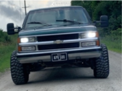 1997 Chevrolet K1500 with 15x10 -36 Bart Wheels Super Trucker and 33/12 ...