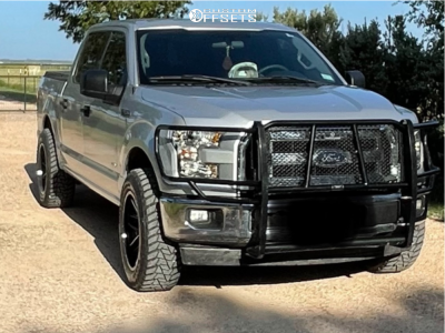 2017 Ford F-150 with 20x10 -12 Wicked Offroad W903 and 285/60R20 Kanati ...