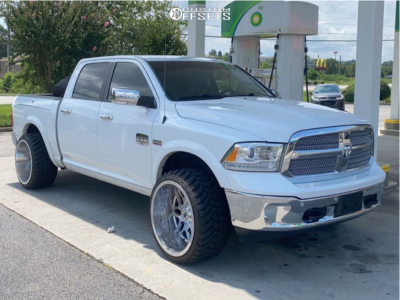 2015 Ram 1500 with 24x14 -76 RBP 73r and 33/13.5R24 AMP Mud Terrain ...