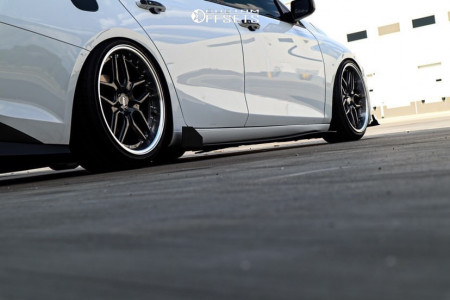 2017 Chevrolet Malibu with 19x9.5 22 ESR Cs15 and 245/35R19 Michelin ...