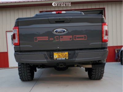 2021 Ford F-150 with 18x9 -12 Vision Rocker and 33/12.5R18 Gladiator ...