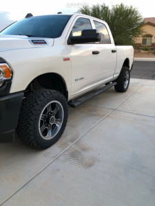 2021 Ram 2500 with 20x9 12 Vision Assassin and 33/12.5R20 Venom Power ...