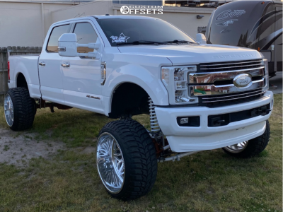 2017 Ford F-250 Super Duty with 26x16 -101 American Force Draco Cc and ...