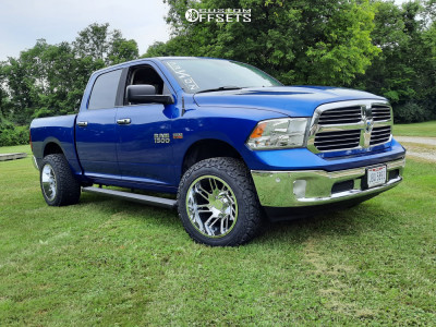 2015 Ram 1500 Wheel Offset Aggressive > 1" Outside Fender Leveling Kit ...