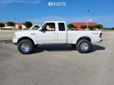 2006 Ford Ranger with 15x10 -44 Pro Comp 69 and 33/12.5R15 Falken ...