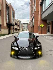 2014 Lexus IS250 with 18x9.5 38 Rays Engineering 57dr and 255/35R18 ...