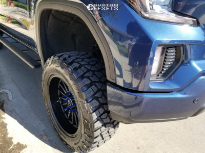 2021 GMC Sierra 1500 with 20x10 -18 XD Xd857 and 35/12.5R20 Landspider ...