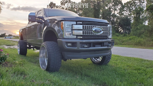2019 Ford F-250 Super Duty with 26x14 -90 American Force Quantum Cc and ...