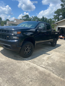 2021 Chevrolet Silverado 1500 with 20x9 10 Vision Rocker and 275/60R20 ...