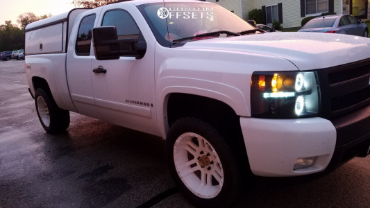 2008 Chevrolet Silverado 1500 with 20x12 -44 Moto Metal Mo951 and 305 ...