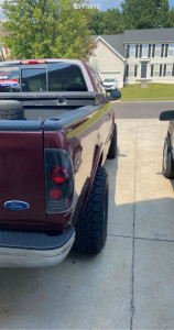 1997 Ford F-150 with 16x10 -38 Alloy Ion 174 and 315/75R16 General Atx ...