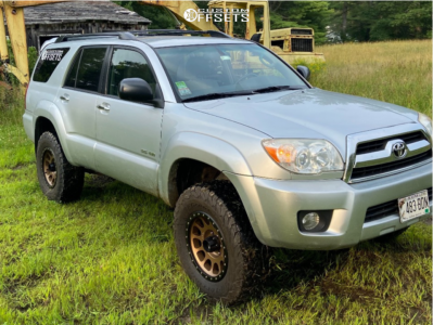 2007 Toyota 4Runner with 17x8.5 0 Method Mr305 and 285/70R17 BFGoodrich ...