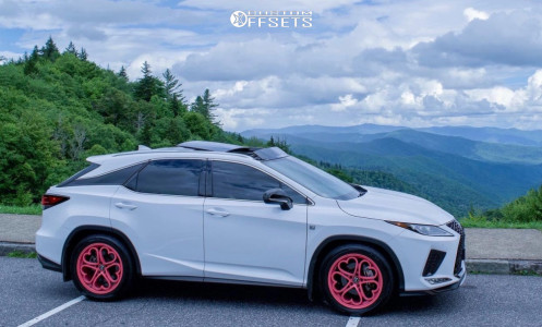 2020 Lexus RX350 with 20x9.5 40 SK Forged Mona and 255/50R20 Toyo Tires ...