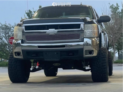 2008 Chevrolet Silverado 2500 HD with 22x14 -76 American Truxx Spyder ...