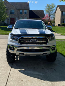 2019 Ford Ranger with 18x9 1 Fuel Assault and 33/9.5R18 Nitto Ridge ...