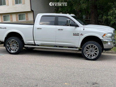 2018 Ram 2500 with 24x12 -51 Vision Rocker 412 and 35/12.5R24 Fury ...
