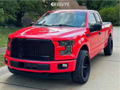 2017 Ford F-150 with 22x10 -19 Vision Razor and 285/45R22 Ironman Imove ...