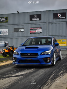 2017 Subaru WRX with 18x9.5 33 Superspeed Rf03rr and 245/40R18 ...