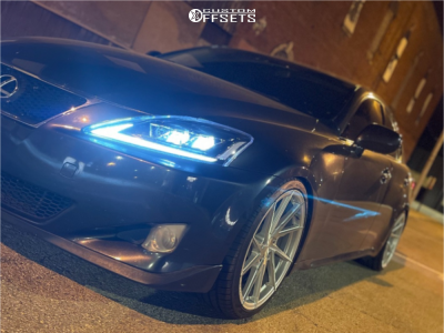 2007 Lexus IS350 with 19x8.5 35 Stance Sf-01 and 235/35R19 Nankang Ns ...