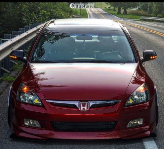 2007 Honda Accord with 18x11.5 9 Weds Erm and 225/35R18 Delinte Ds7 ...