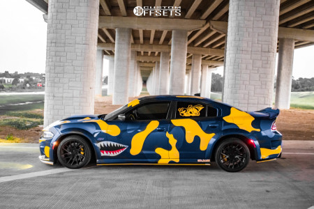 2019 Dodge Charger with 19x11 7 Anovia Elder and 305/30R19 Cooper Zeon ...