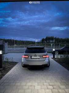 2017 BMW 340i XDrive with 19x9.5 35 Japan Racing Sl01 and 265/35R19 ...