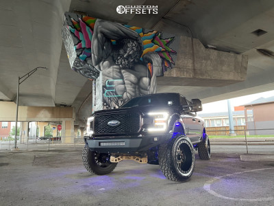 2018 Ford F-150 with 22x12 -51 Ballistic Tomahawk and 37/12.5R22 Aplus ...