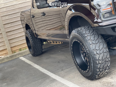 2018 Ford F-150 with 22x12 -51 Ballistic Tomahawk and 37/12.5R22 Aplus ...