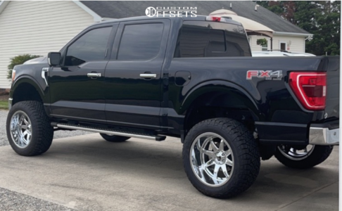 2021 Ford F-150 with 22x12 -44 Fuel Hammer and 35/12.5R22 Fuel Gripper ...