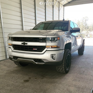 2018 Chevrolet Silverado 1500 with 18x9 -12 Vision Rocker and 33/12 ...