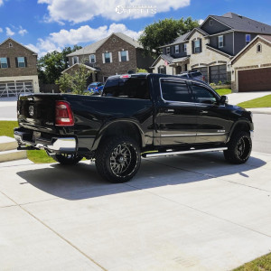 2019 Ram 1500 with 22x12 -44 TIS 544BM and 33/12.5R22 Venom Power Terra ...