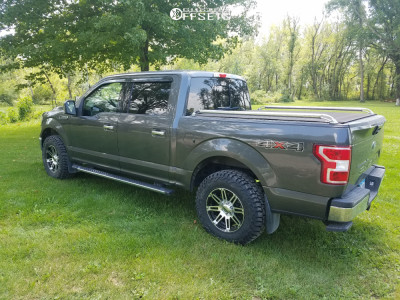 2019 Ford F-150 with 18x9 25 Ultra Machine and 275/70R18 Mickey ...