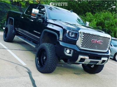 2015 GMC Sierra 2500 HD with 22x12 -44 Luxxx HD Lhd Pro 4 and 35/12 ...