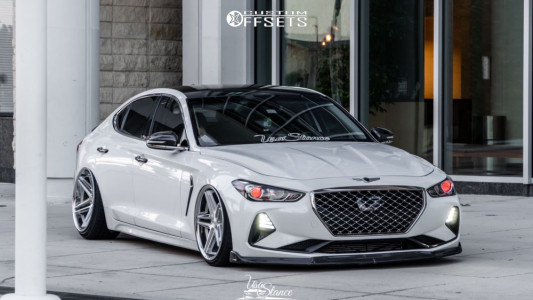 2020 Genesis G70 with 20x10 28 Ferrada CM1 and 245/35R20 Landsail Clv1 ...