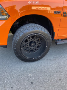 2017 Ram 1500 with 20x12 -51 Vision Rocker and 33/10.5R20 Nitto Ridge ...