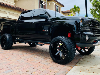 2016 Chevrolet Silverado 1500 with 24x14 -81 ARKON OFF-ROAD Lincoln and ...