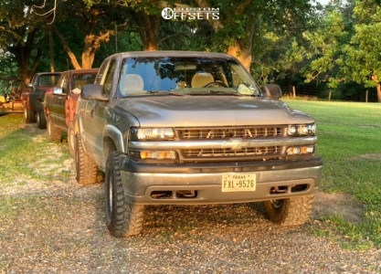 2001 Chevrolet Silverado 1500 with 16x9 0 Weld Off-Road Sidewinders and ...