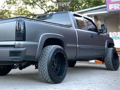 2004 GMC Sierra 1500 with 20x12 -51 Vision Rocker 412 and 305/50R20 ...