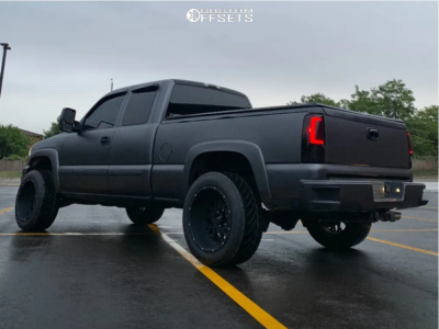 2004 GMC Sierra 1500 with 20x12 -51 Vision Rocker 412 and 305/50R20 ...