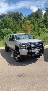 2008 Chevrolet Silverado 1500 with 22x9 0 OE Creations Snowflakes and ...