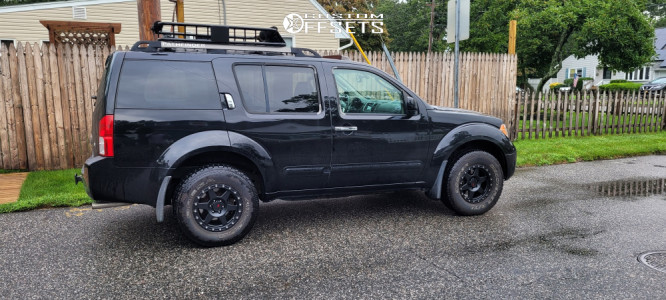 2005 Nissan Pathfinder with 16x8 0 DX4 Recon and 27/9.5R16 Cooper ...