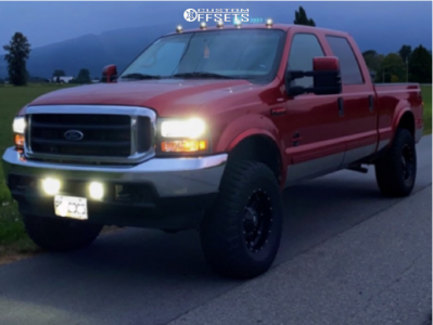 2002 Ford F-250 Super Duty with 17x9 -10 Fuel Hostage and 35/12.5R17 ...