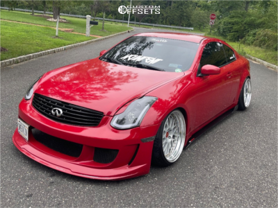2004 INFINITI G35 with 19x10 15 Work 12 and 225/35R19 Lexani Lx-twenty ...