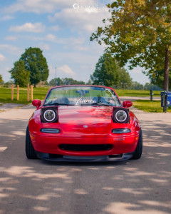1993 Mazda Miata with 15x9 -0 MST Time Attack and 195/45R15 Toyo Tires ...