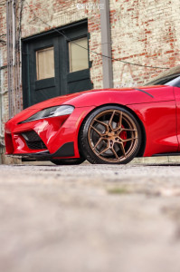 2020 Toyota Supra with 20x9 25 Rohana Rfx11 and 255/30R20 Michelin ...